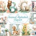 Watercolor Animal Alphabet - LETTERS O TO T - Clipart and Digital Paper ...