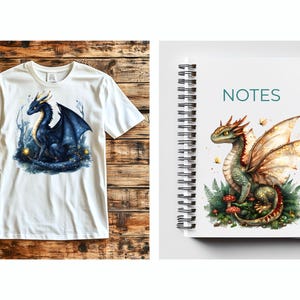 Fantasy Dragons Clipart Collection, Fairy Tale 20 PNG Magical ...
