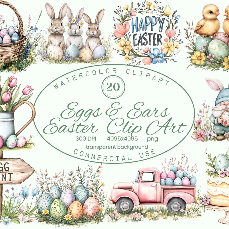 Easter Clip Art - Etsy