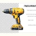 Tools Clipart Collection, 24 PNG Handyman Grungy Doodle Illustrations ...
