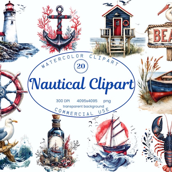 Nautical Clip Art - Etsy