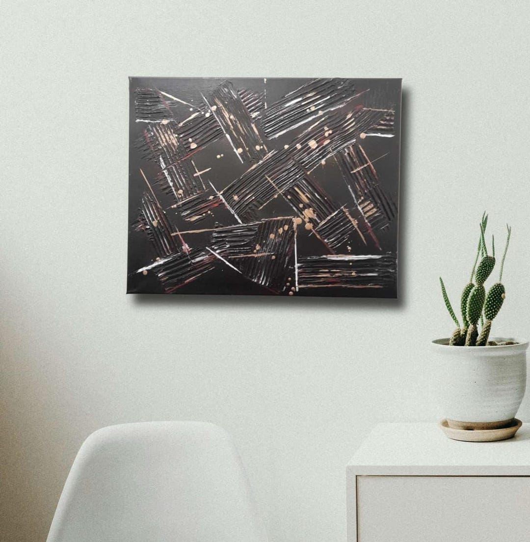 LUXE BRUT: Textured Painting, Minimalist, Wall Painting, Abstract Art ...