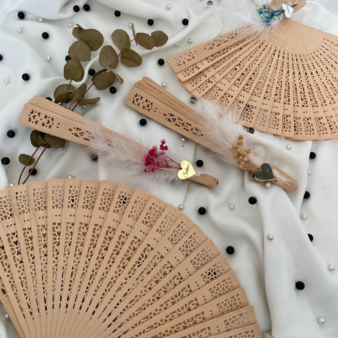 Fan, Bulk Wedding Fans,rustic Fans,wedding Favors Fan,personalized ...