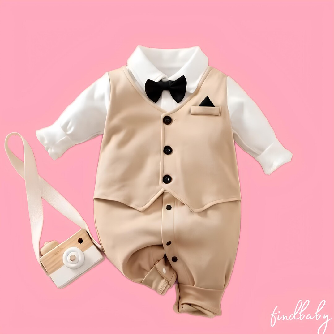 Baby Clothes Gentleman,outgoing Formal Dress Cotton Comfortable Long ...