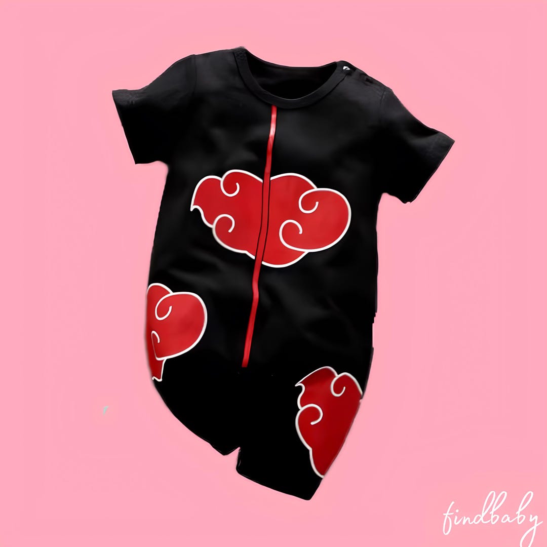 Newborn Anime Baby Clothes,akatsuki Anime Baby Jumpsuit,unisex Anime ...