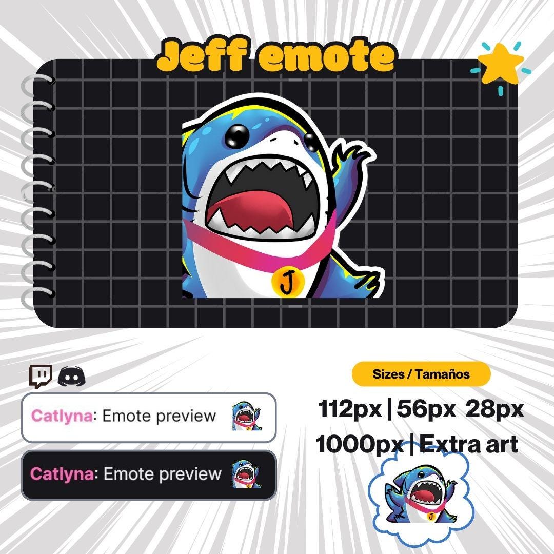 Emote Twitch Jeff Marvel Rivals Game - Etsy