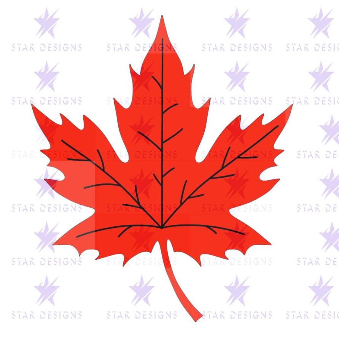 Maple Leaf Design File SVG for Laser Cutter & Cricut Etc - Etsy