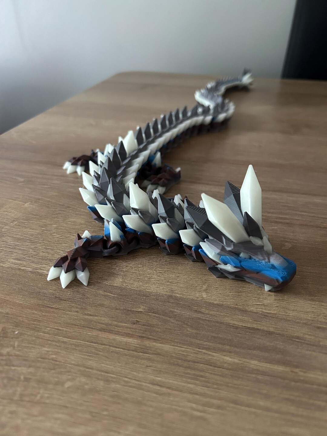 3D Printed Cinderwing Crystal Articulated Dragon - Multi Colour - Etsy
