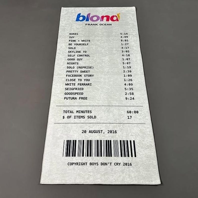 Blonde Check Carpet Modern Receipt-inspired Rug, Non-slip, Machine ...