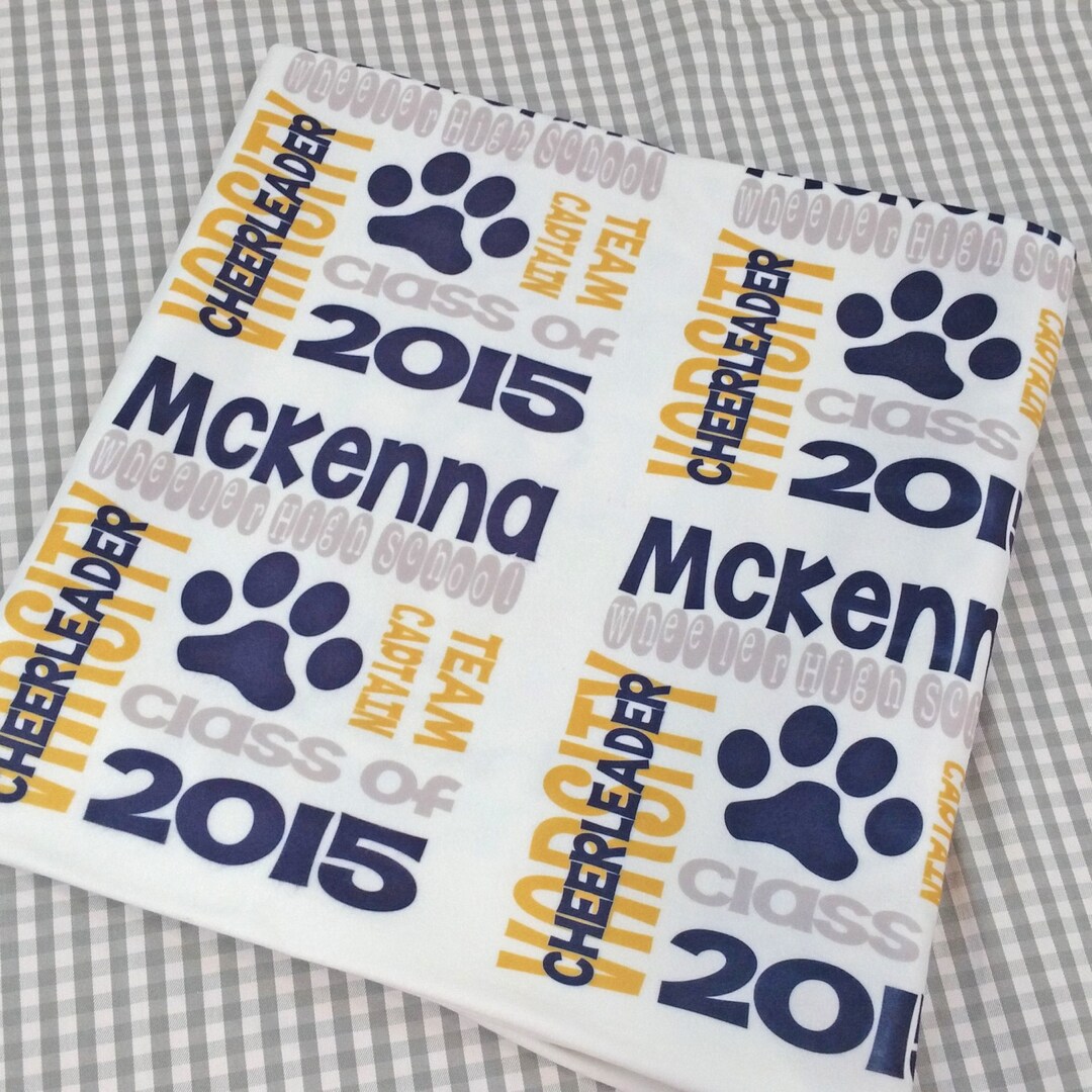 Graduation Gift Special Personalized Throw Blanket Class of - Etsy