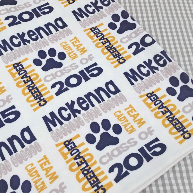 Graduation Gift Special Personalized Throw Blanket Class of - Etsy