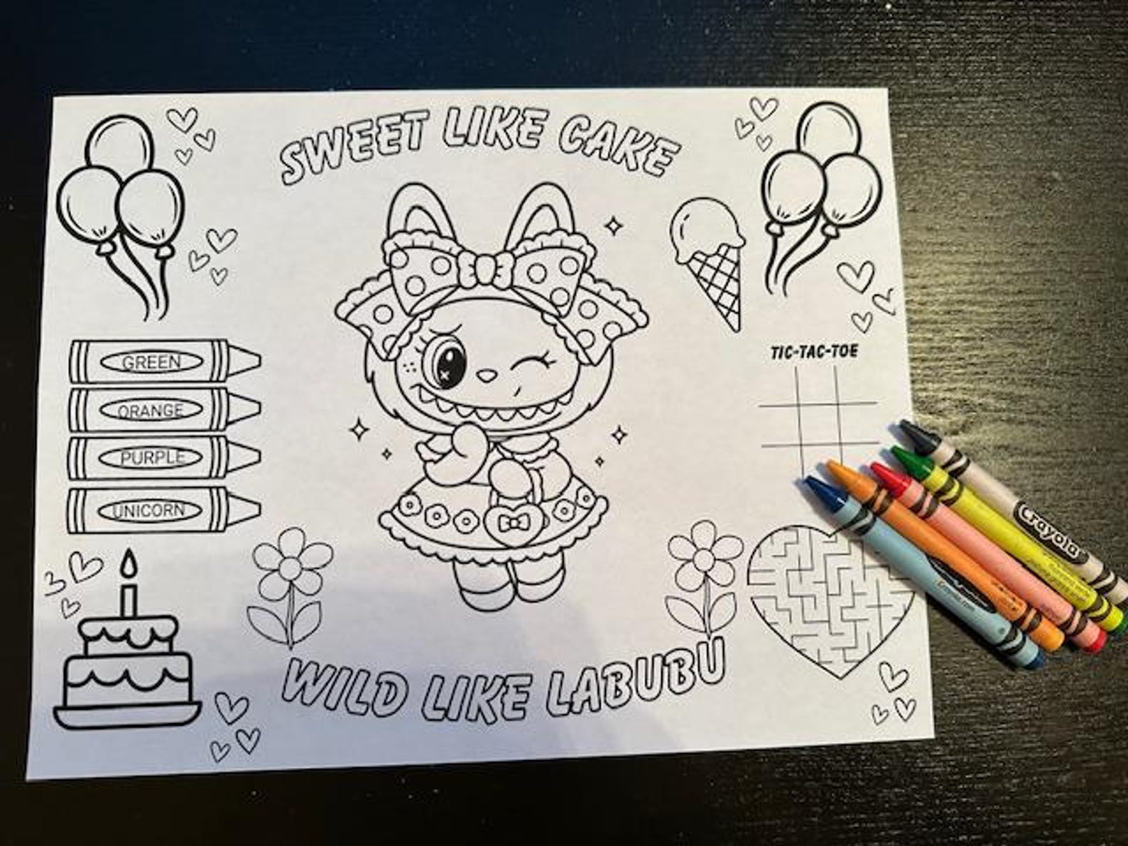 Printable Labubu Princess Activity Page – Printable Kids Coloring ...