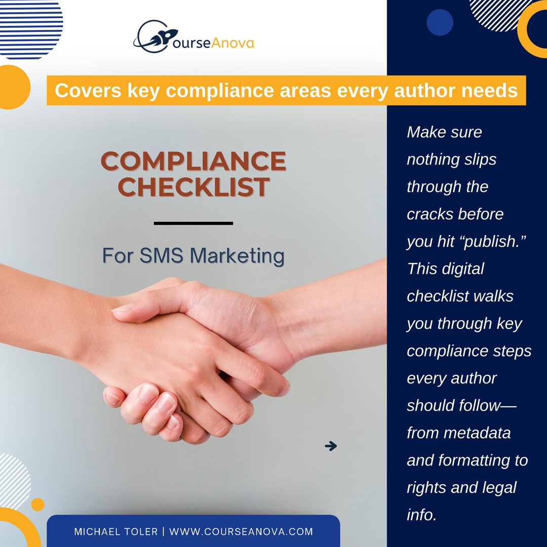 SMS Marketing Compliance Checklist | TCPA & GDPR | Digital Download - Etsy
