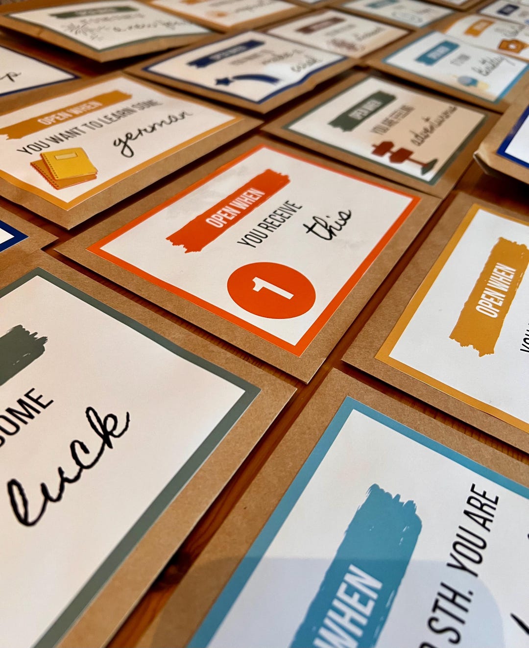 Open When - Templates for Immediate Printing (consisting of 28 ...