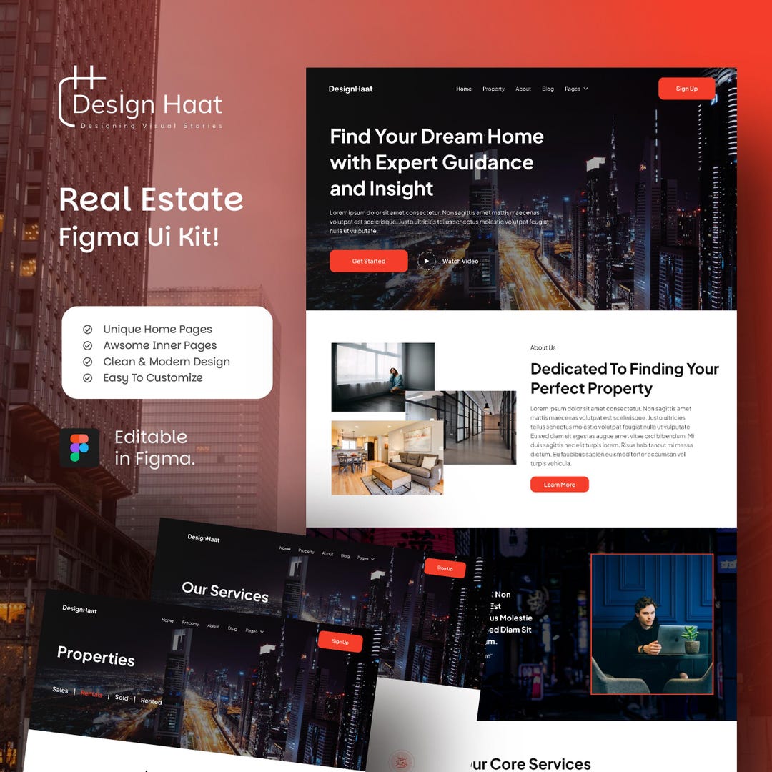 Propertia - Real Estate Figma Template | Sleek, Responsive, & Fully ...