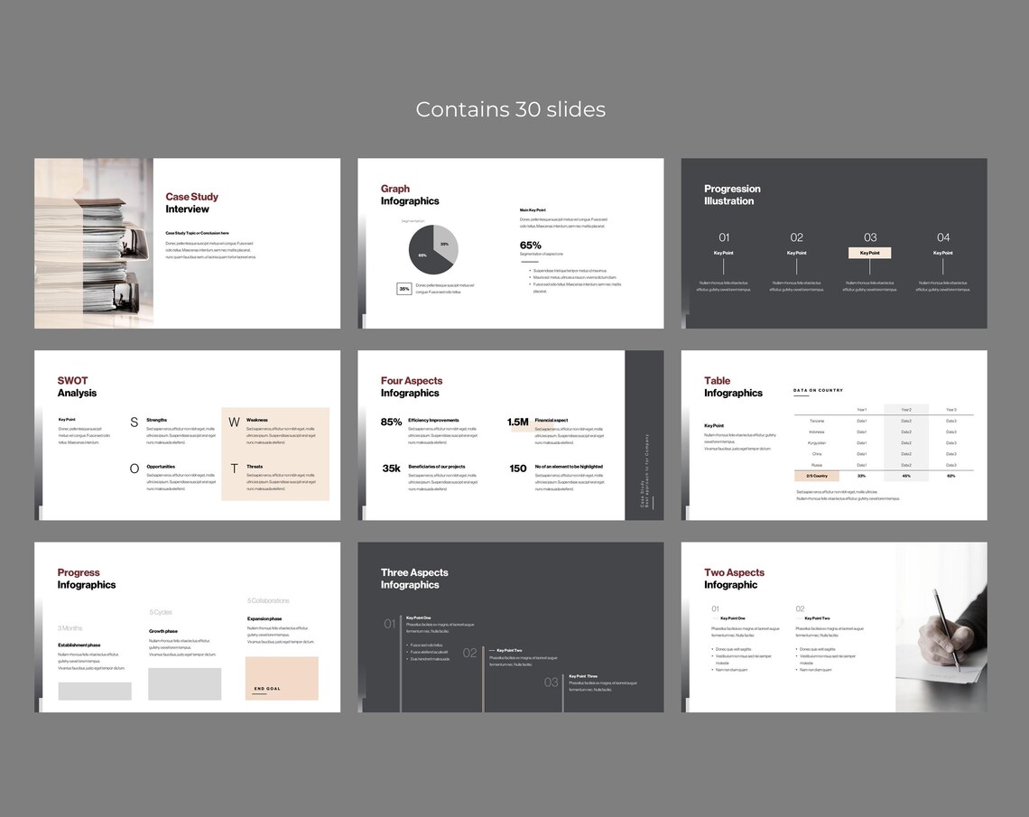 Minimalist Job Interview Powerpoint Template | Career Resource PPT | Business Slide Deck ...