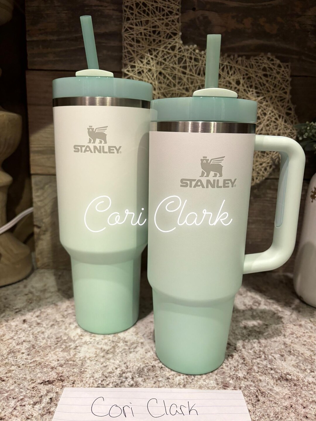 Matcha Milk Custom Stanley Tumbler 40oz 30oz 20oz - Etsy