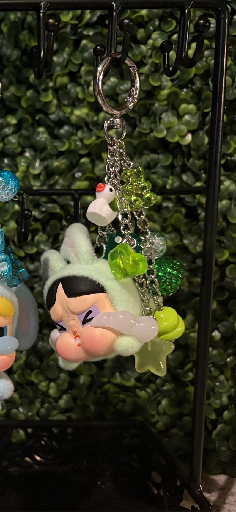 Custom Crybaby Powerpuff Girl Keychain | Handmade Bagclip | Bubbles ...