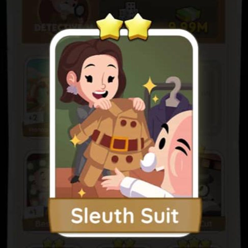 Mogo Sleuth Suit Sticker/s 2 Star Card/s (set 5 Detective M)(fast ...