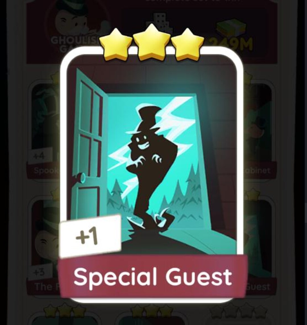 Mogo Special Guest Sticker/s 3 Star Card/s (set 9 Ghoulish Games)(fast ...