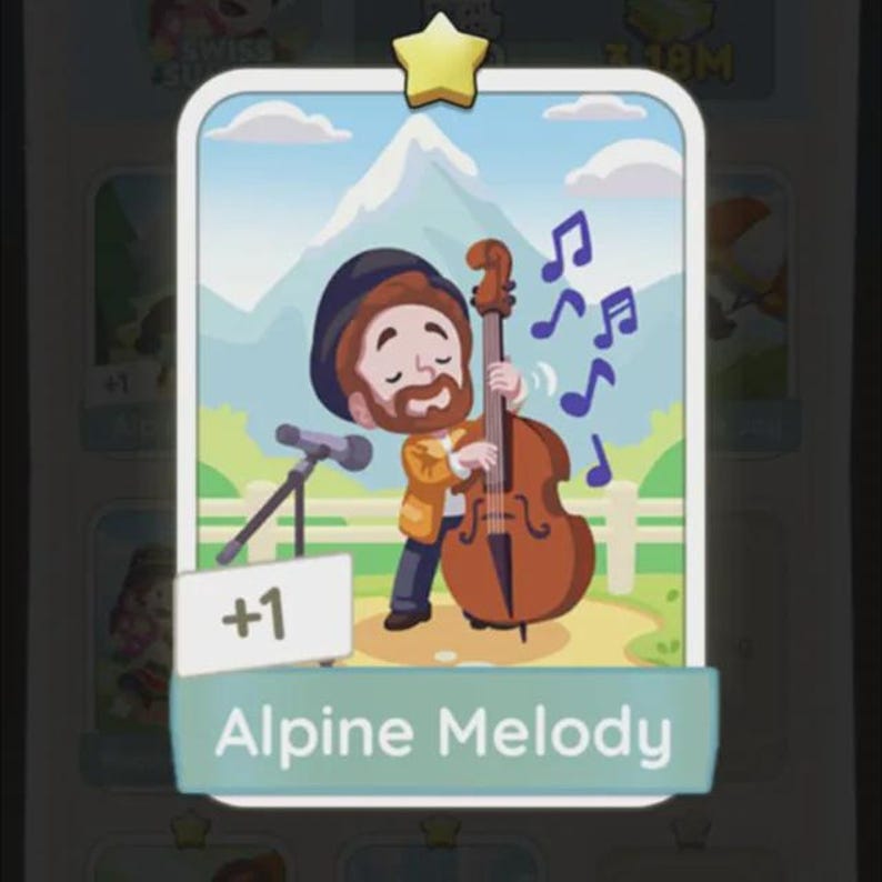 Mogo Alpine Melody Sticker/s 1 Star Card/s (set 1 Swiss Summer)(fast ...