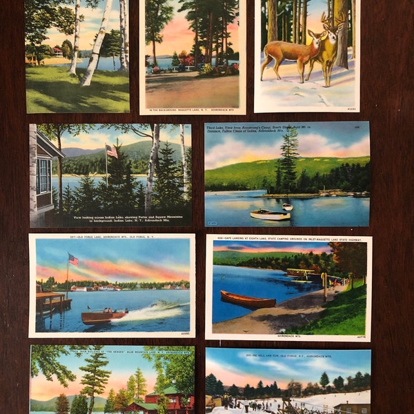 Adirondack Postcards - Etsy