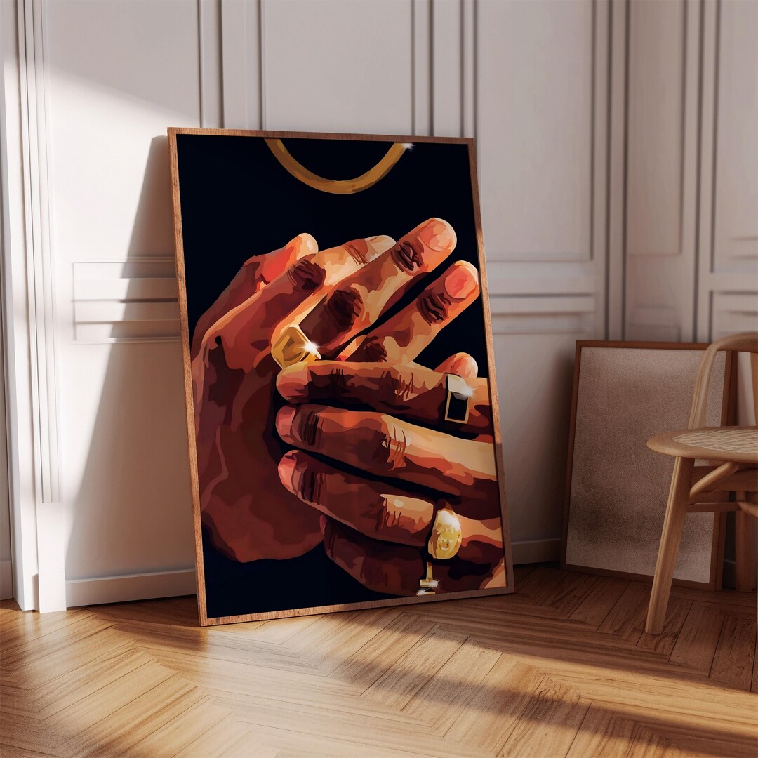 Masculine Wall Art, Black Man Room Decor, Mancave Poster, Stylish Man ...