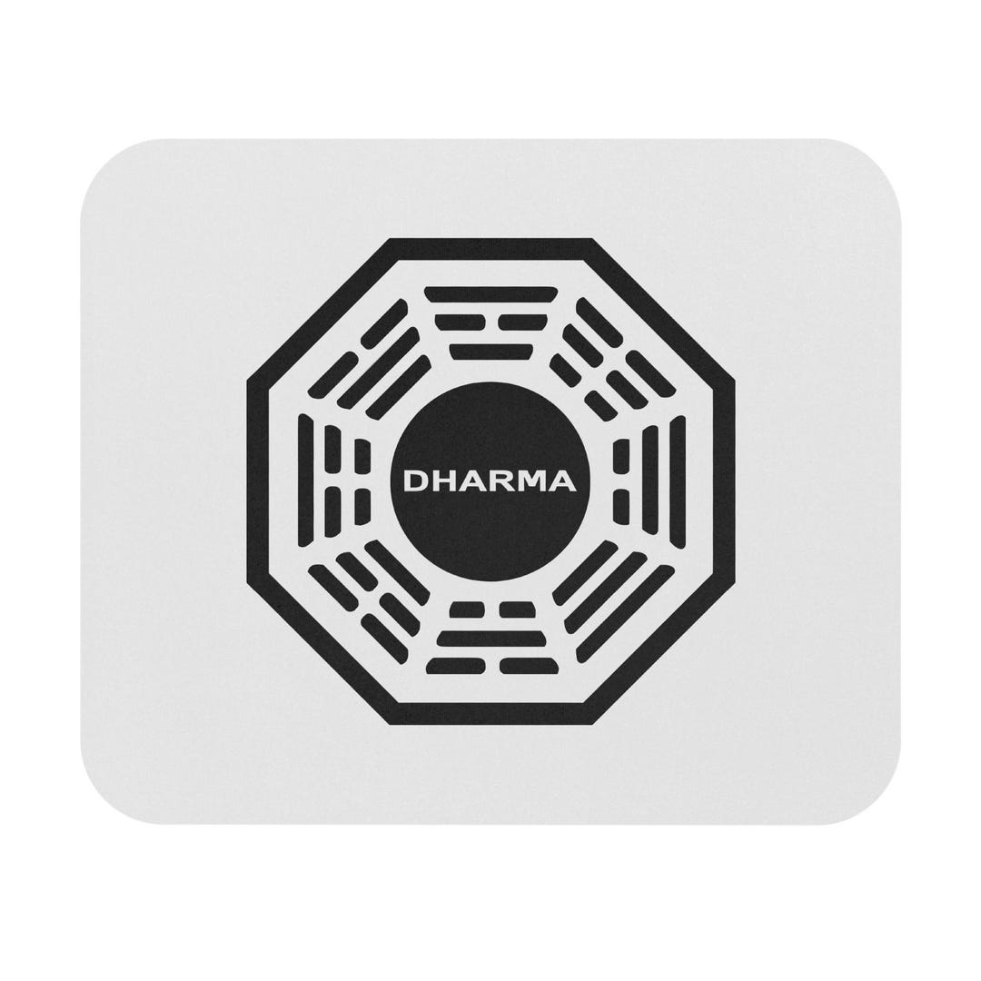 Dharma Initiative Mouse Pad, Lost TV Show Desk Mat, Computer Mousepad ...