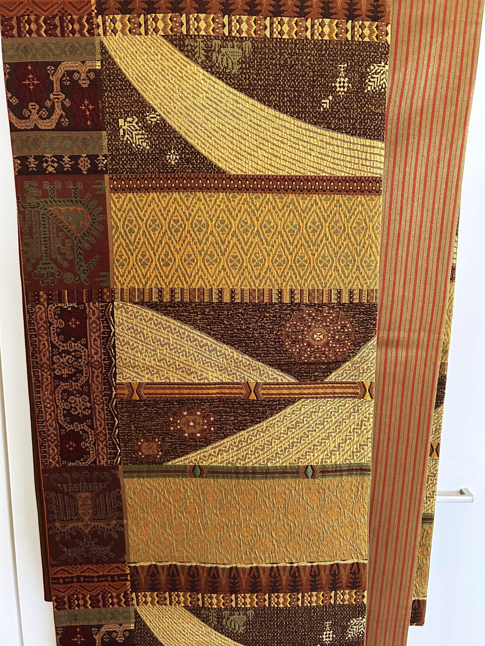 Vintage Japanese Obi | Exotic Pattern Kimono Sash, Textile Art - Etsy