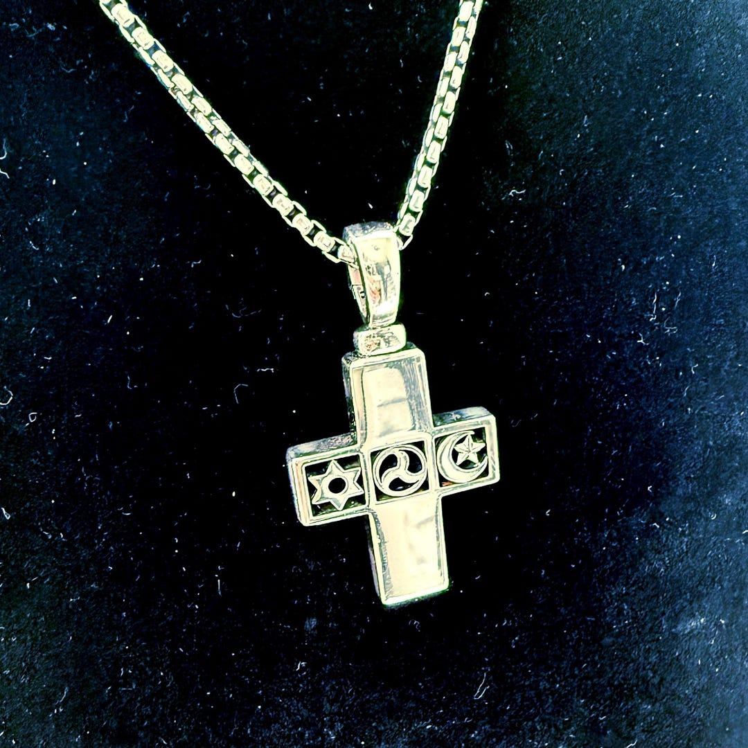 Barry Kieselstein Cord All Faith Cross Pendant Sterling Silver Designer ...