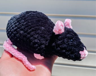 No Sew Crochet Rat Pattern PDF, Beginner Friendly Amigurumi, Easy ...