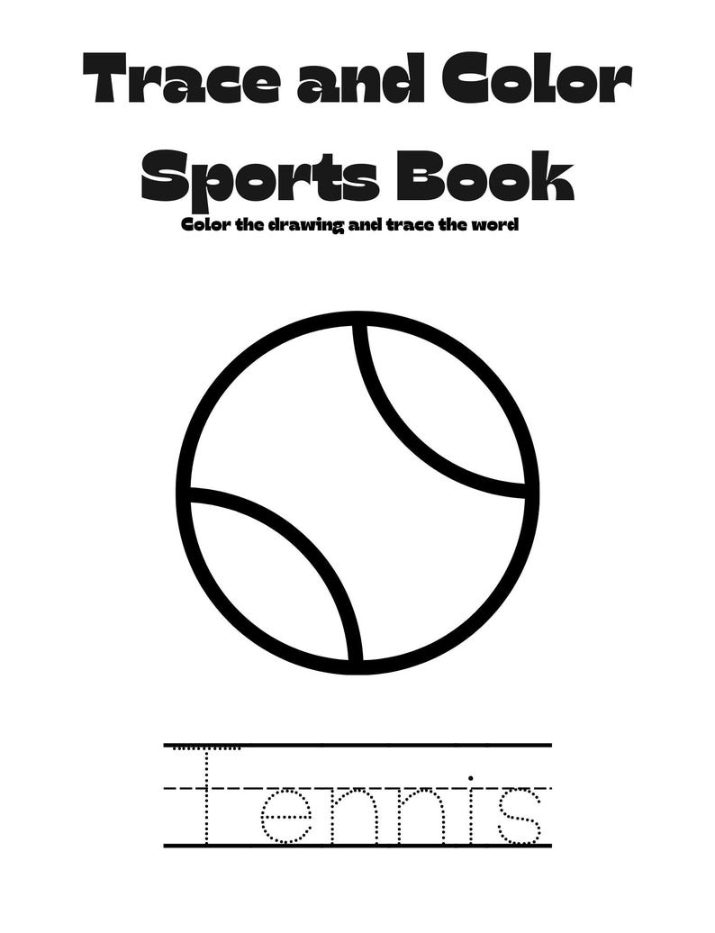 Coloring Pages for Preschoolers | Sports Coloring Pages | Number ...