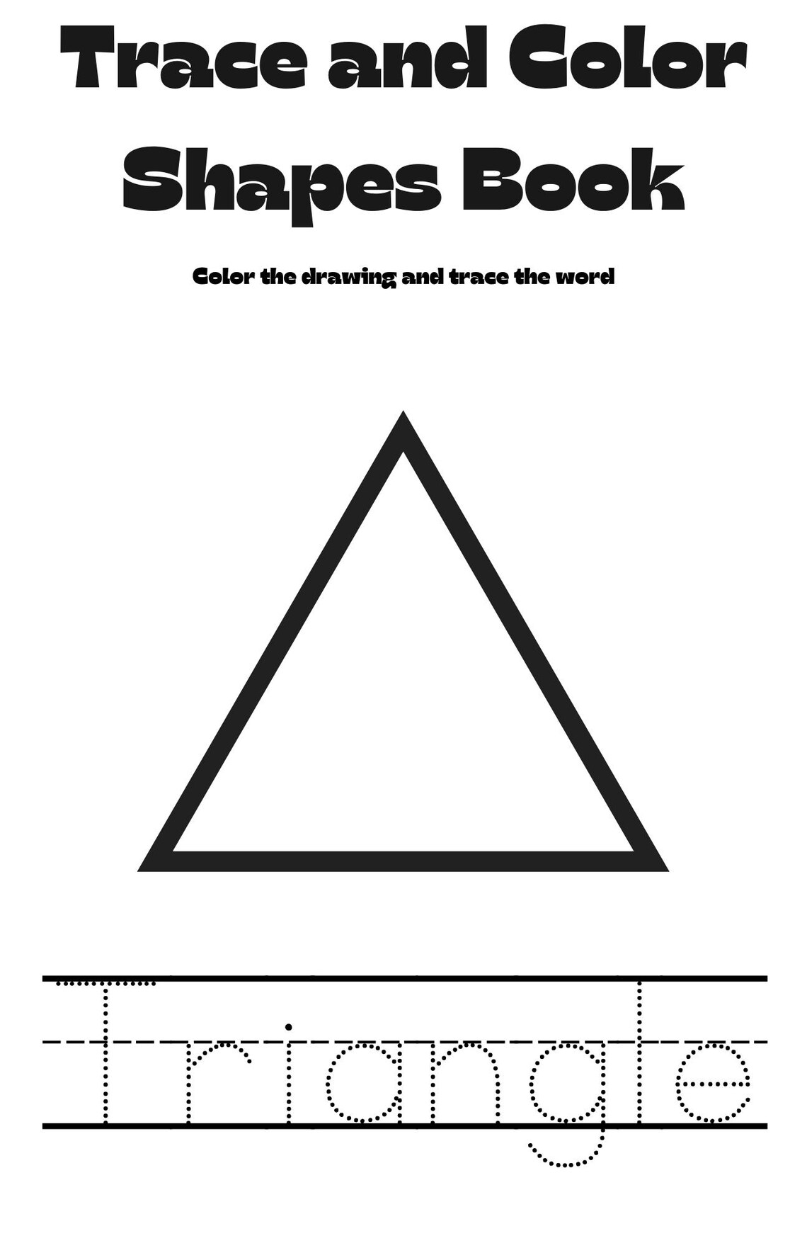 Coloring Pages for Preschoolers | Shapes Coloring Pages | Shapes ...