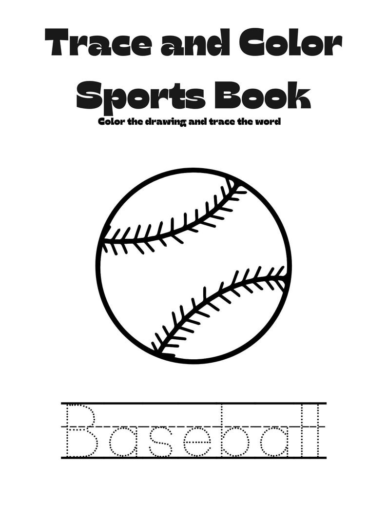 Coloring Pages for Preschoolers | Sports Coloring Pages | Number ...