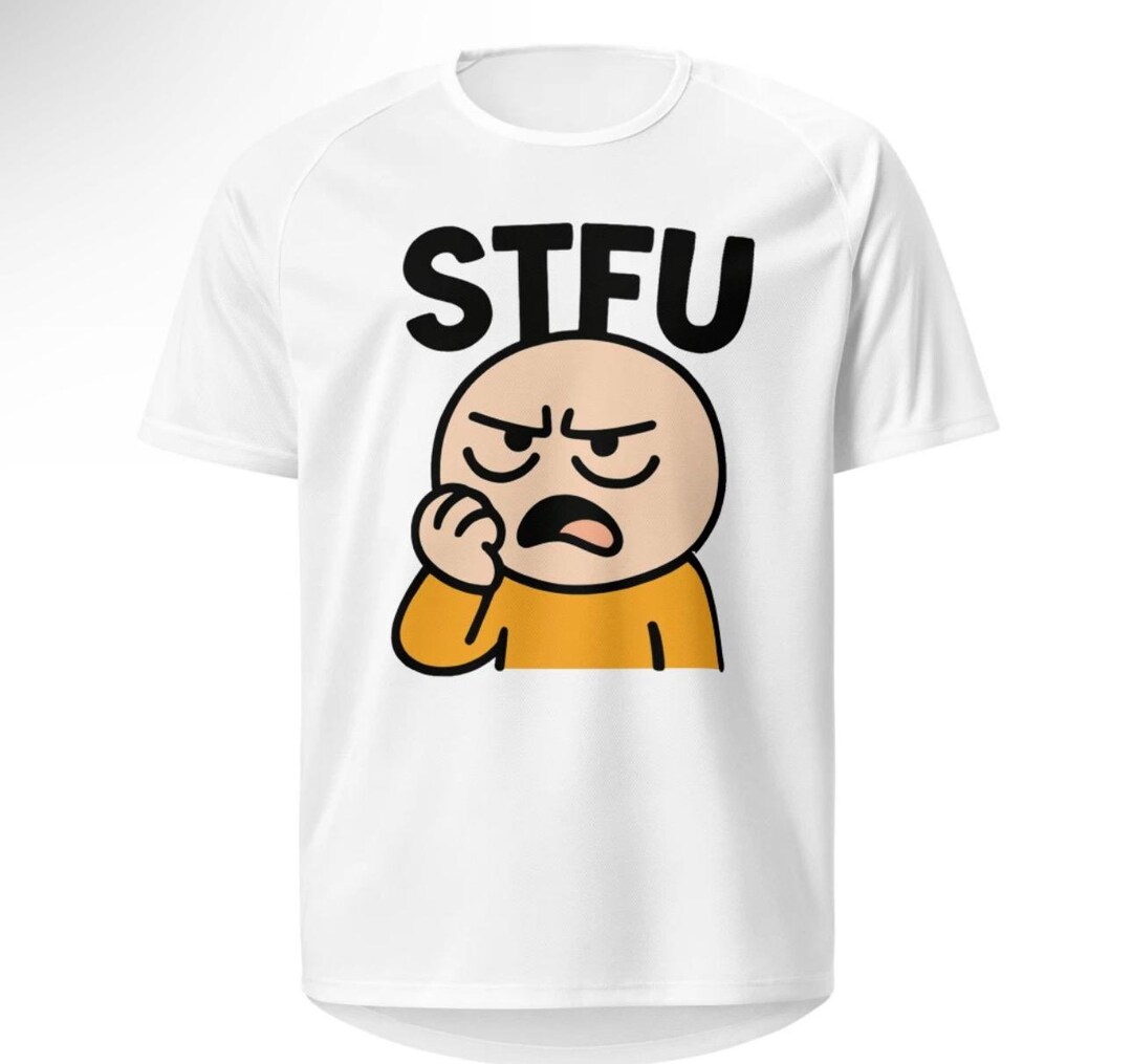 Funny STFU Meme T-shirt – Cartoon Graphic Tee for Men Women Gen Z - Etsy