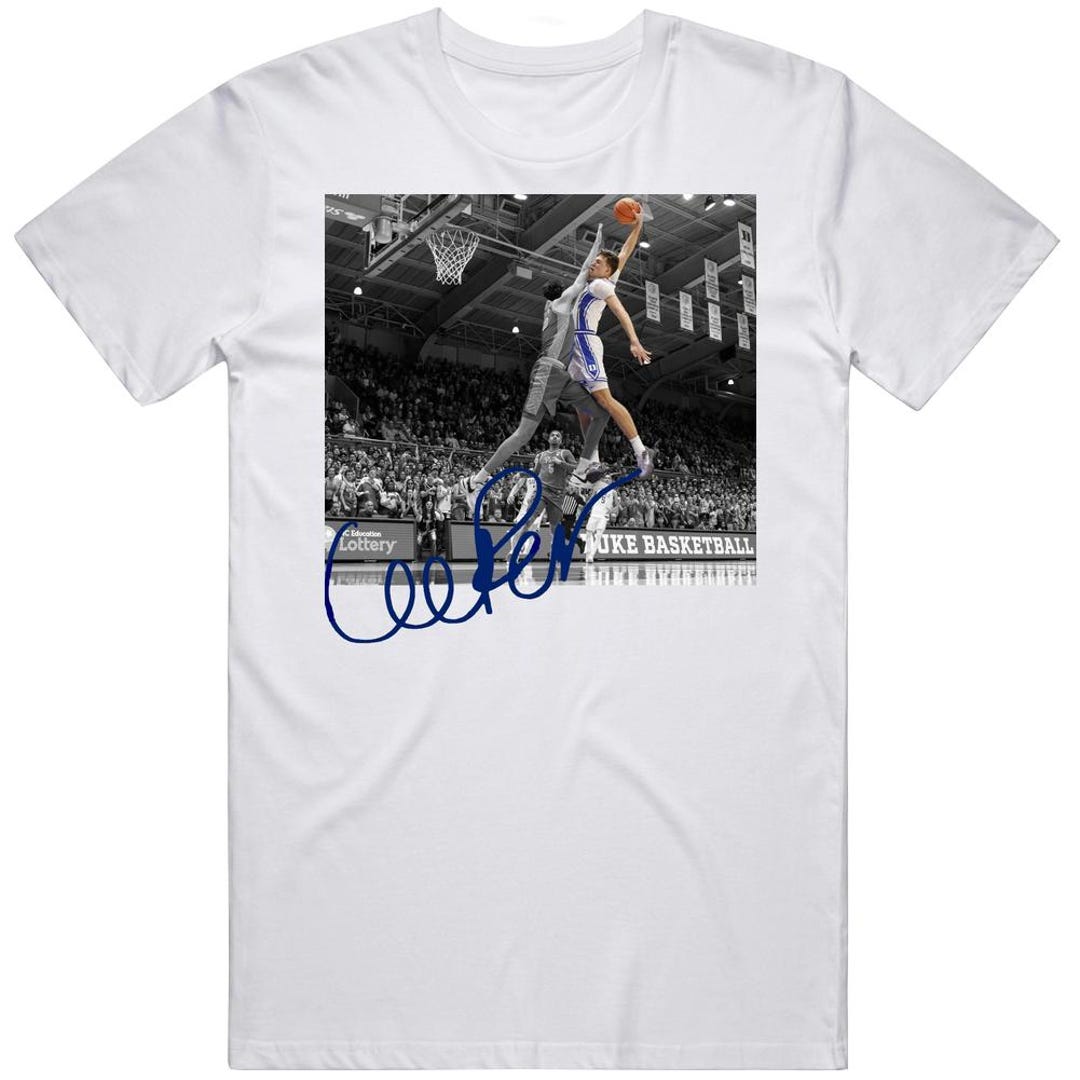 Cooper Flagg Slam Dunk March Madness Duke Basketball Fan Gift T Shirt ...