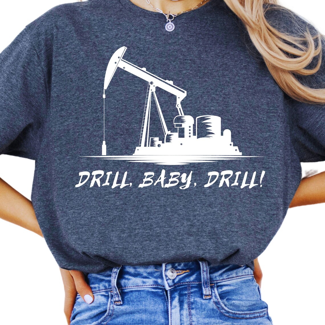 Drill Baby Drill T-shirt: Oilfield Worker Tee - Etsy