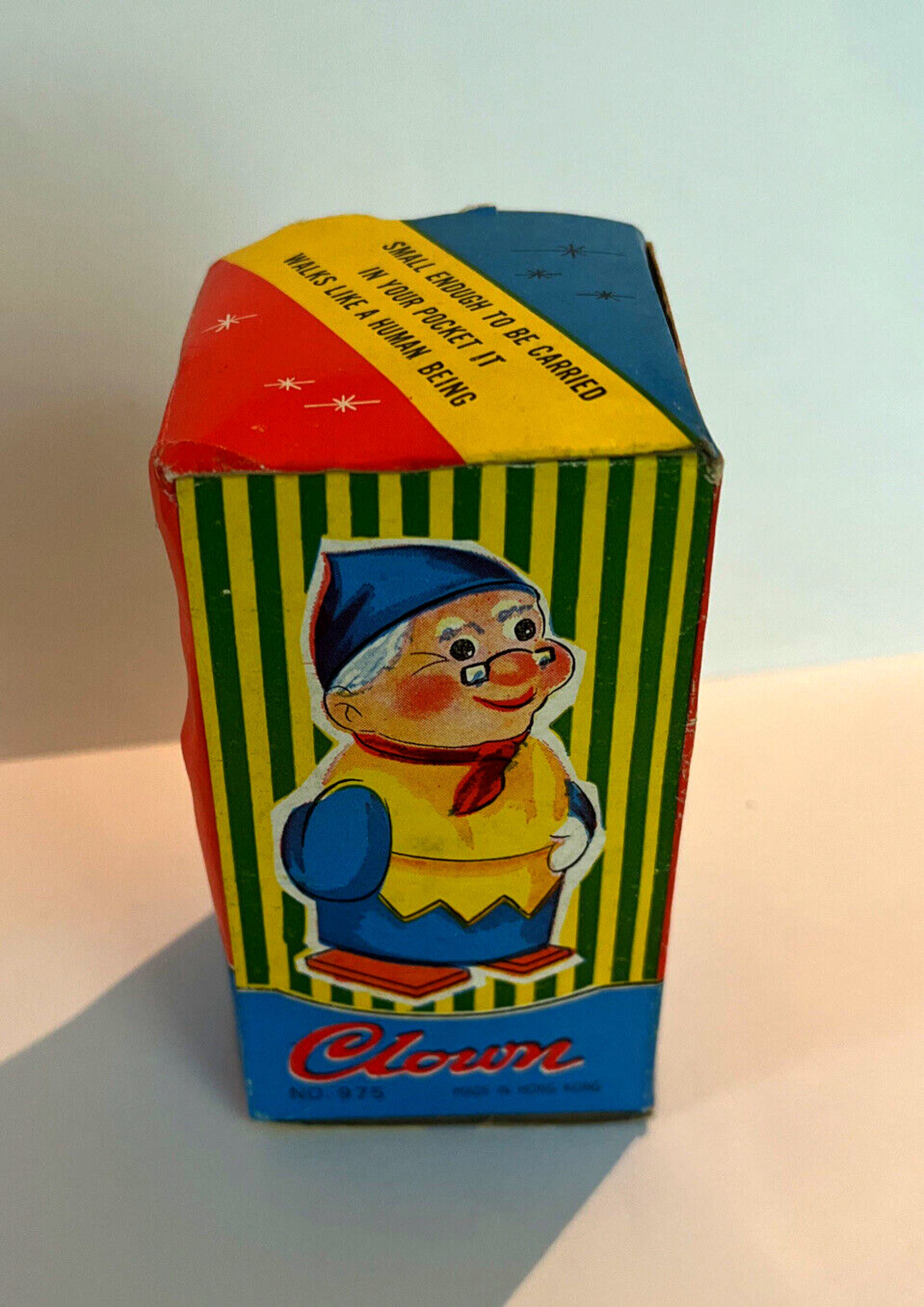 RARE 1950s Wind-up Toy Clown NEW Old Stock in Original Box in - Etsy
