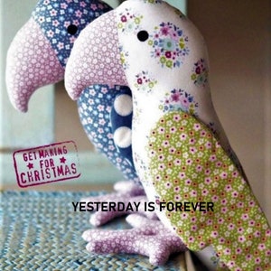 SEWING Full Size Pattern Large PARROTS Instant Digital - Etsy