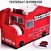 Plastic Canvas Pattern 3D FIRE TRUCK Fire Engine Tissue Box Cover Plus ...
