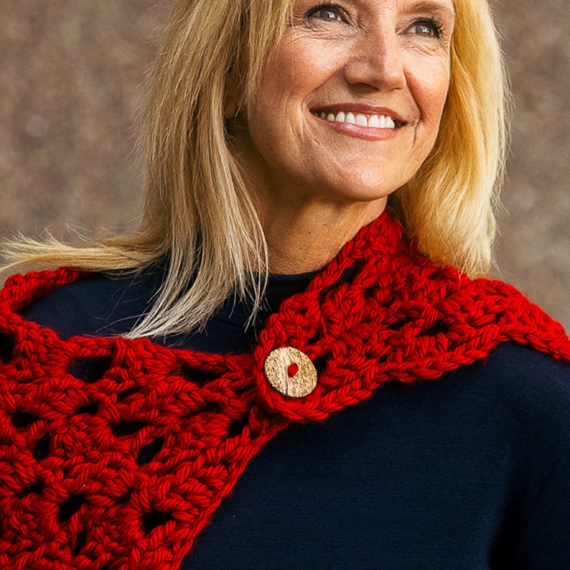 Crochet Button Wrap - Etsy