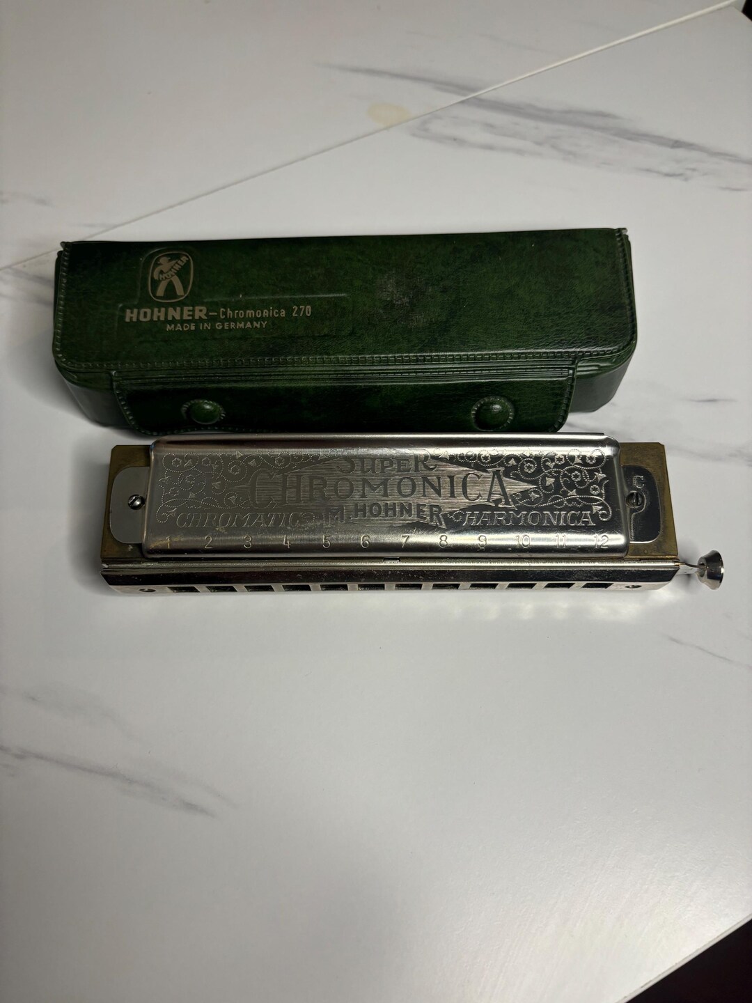 Vintage M. Hohner Chromonica 270 Harmonica - Etsy