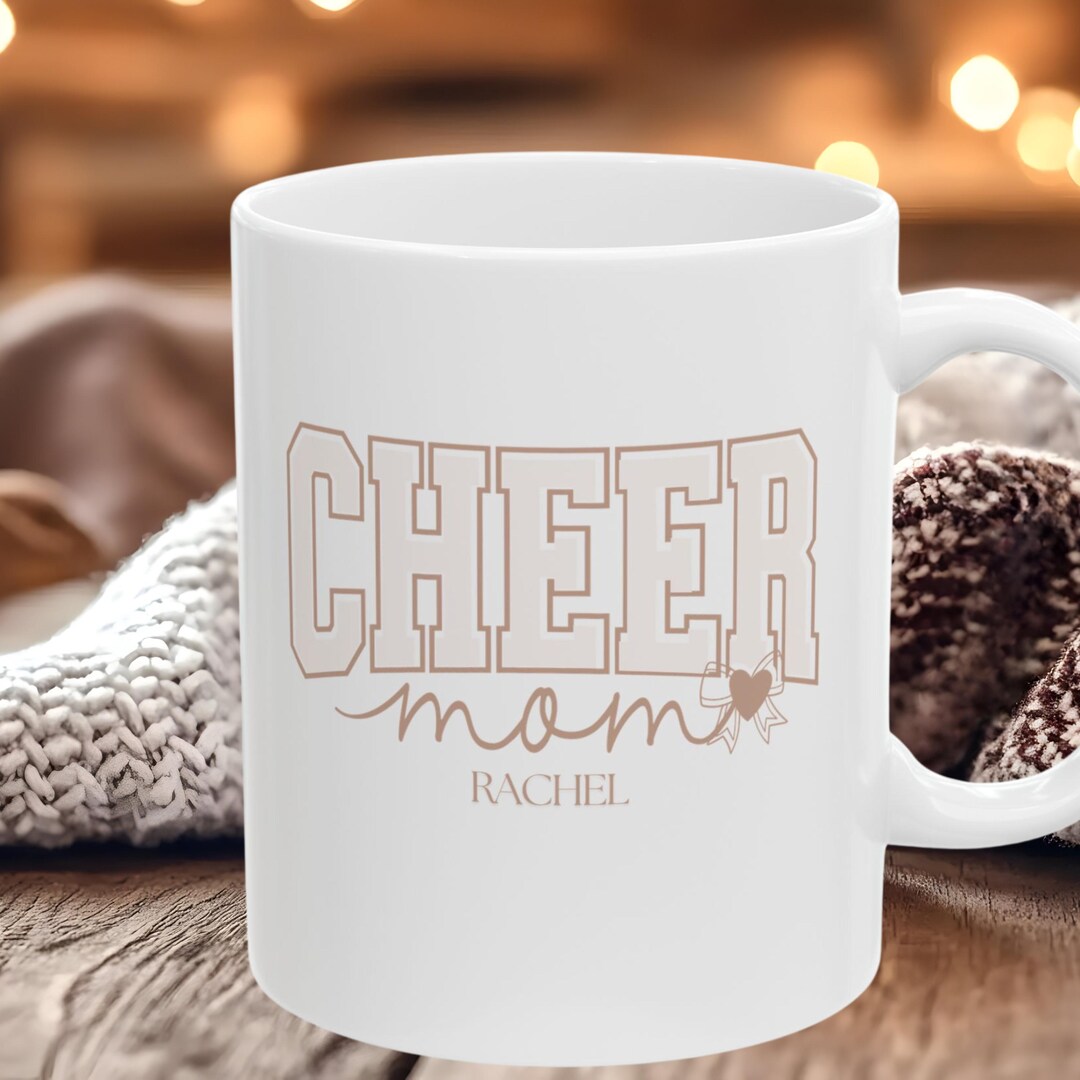 Cheer Mom Mug, Gift for Cheerleaders Mom, Gifts From Daughter ...