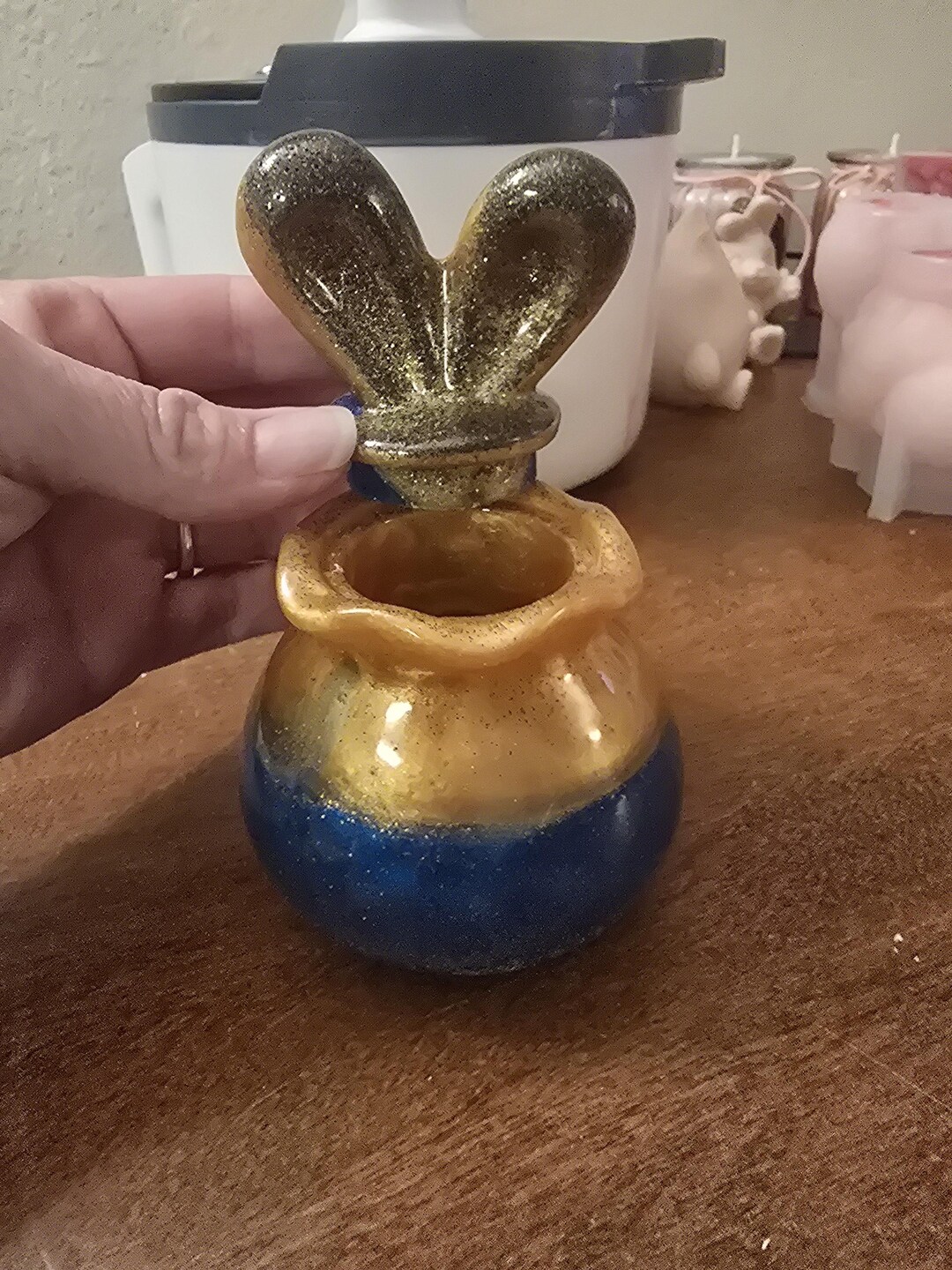 Easter Bunny Candles/trinket Boxes - Etsy
