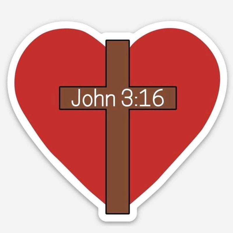 Cross Brown Stickers - Etsy