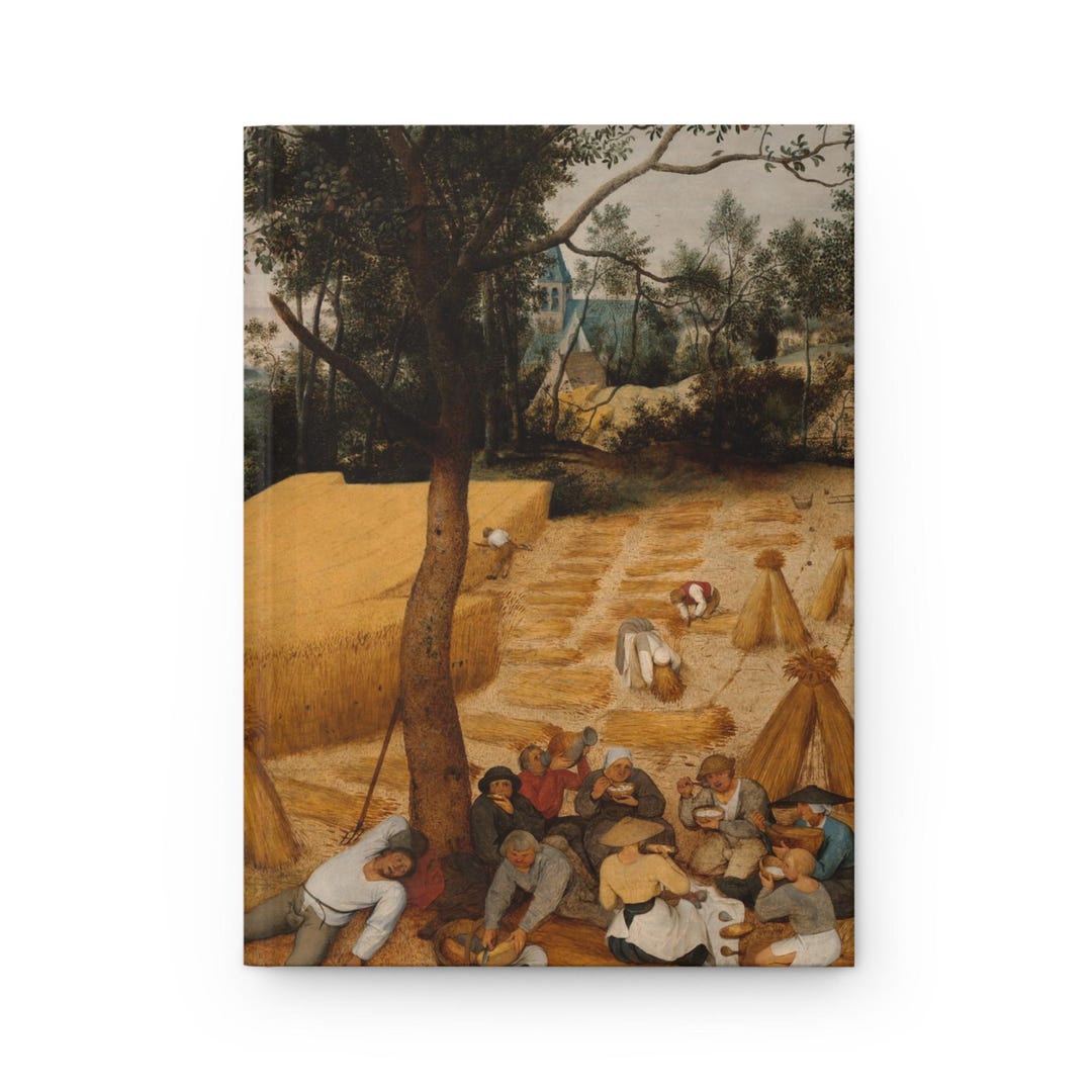 The Harvesters - Pieter Bruegel the Elder (1565) - Hardcover Journal ...