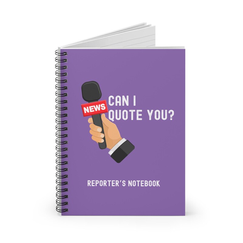 Reporter Notebook - Etsy
