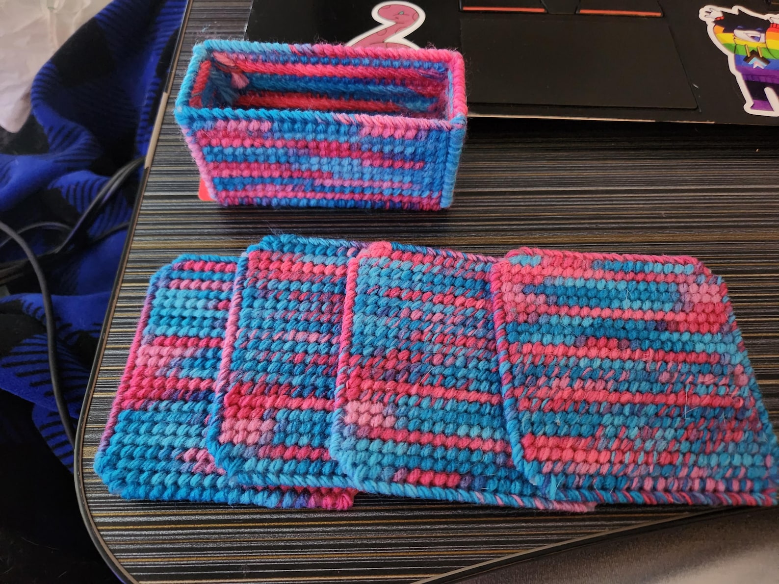 Plastic Canvas Coaster - Etsy