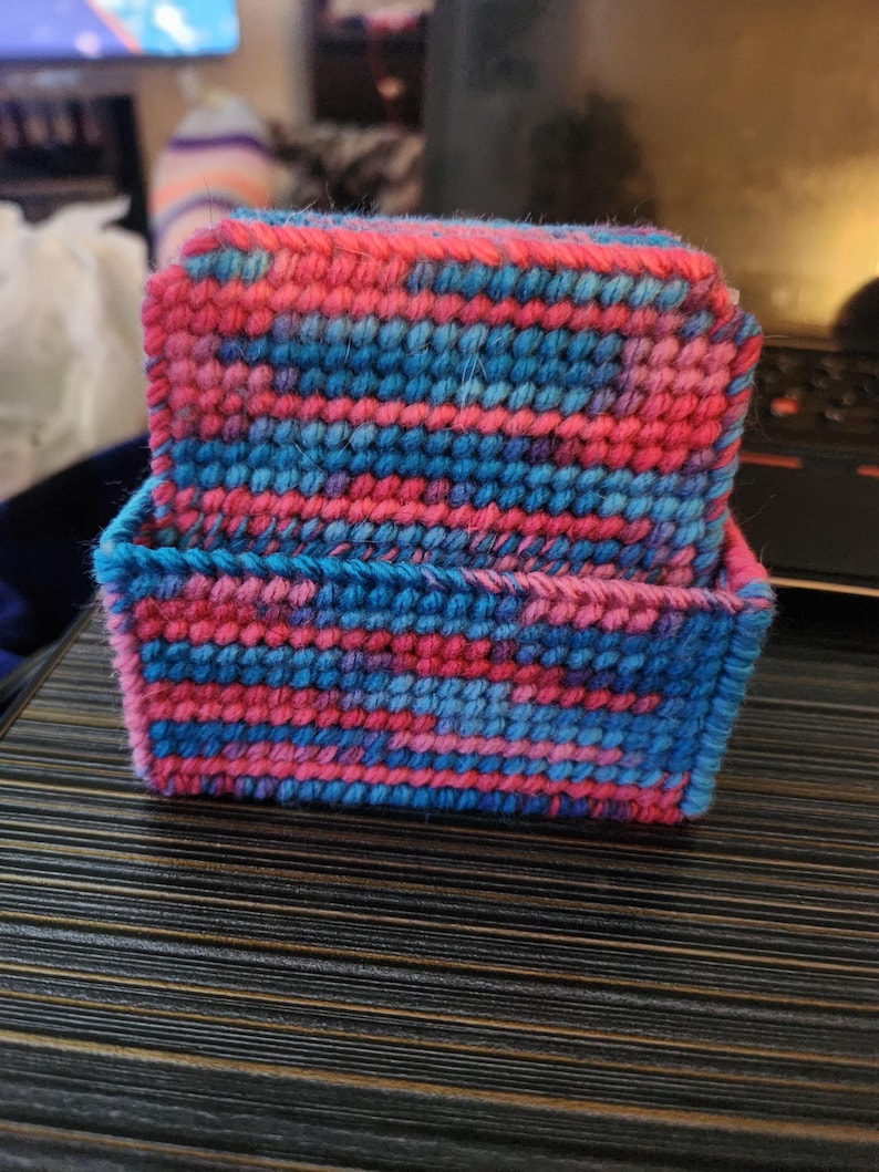 Plastic Canvas Coaster - Etsy