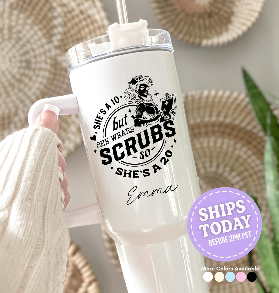 Nurse Life Fun Tumbler, Healthcare Worker Cup, Nursing Student Gift ...